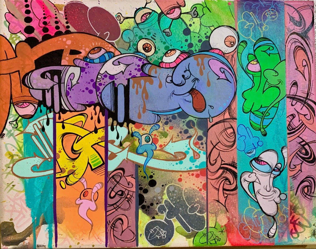 2025 GHOST ORIGINAL CANVAS (11X14) PIECE SERIES # 1 – RIS SHOP