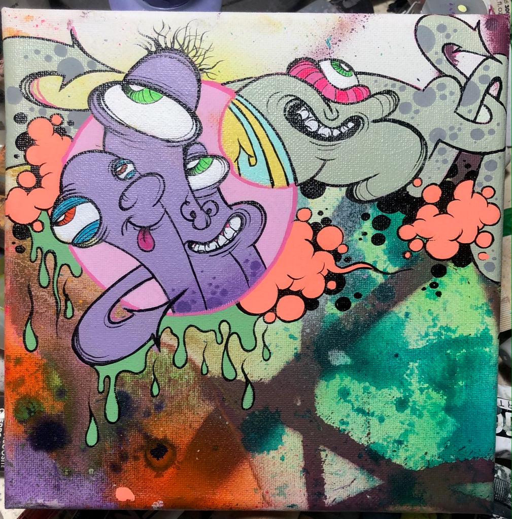 2022 GHOST ORIGINAL CANVAS (8X8) FUNKY THROW SERIES # 2 – RIS SHOP